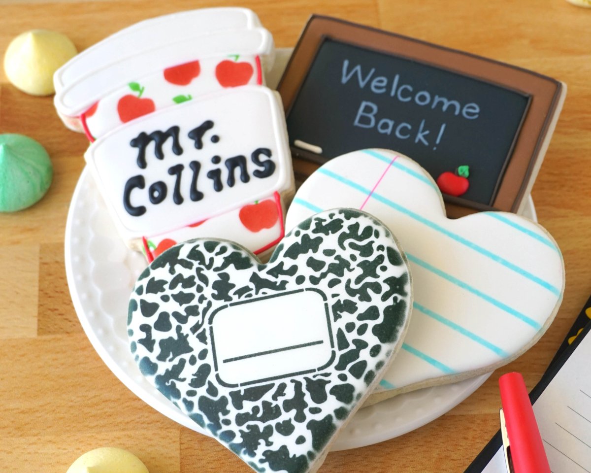 Easy Back To School Cookie Ideas For Teachers — The Cookie Countess