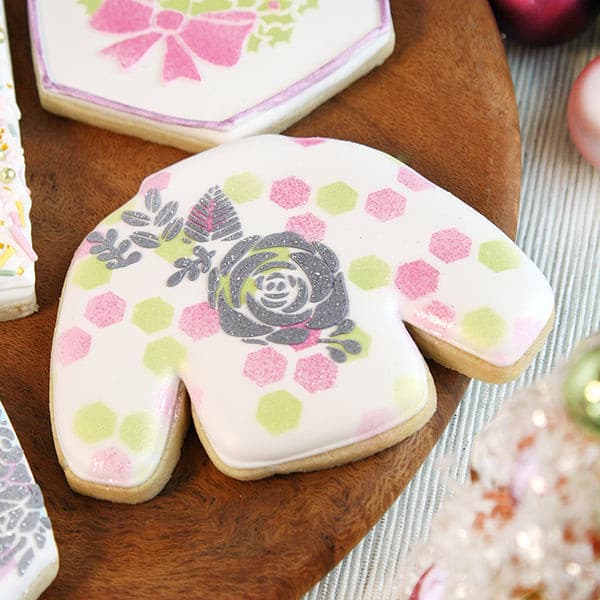 3 Piece Hexagon Stencil for Modern, Elegant Cookie - Made in USA — The ...