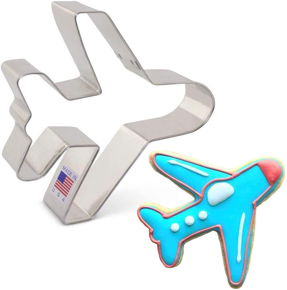 Airplane Cookie Cutter Made in USA - Hundreds of Cutters! — The Cookie ...