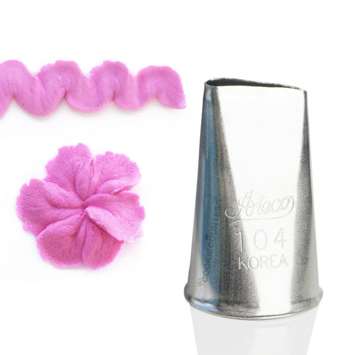 Ateco Rose Tip #104 — The Cookie Countess