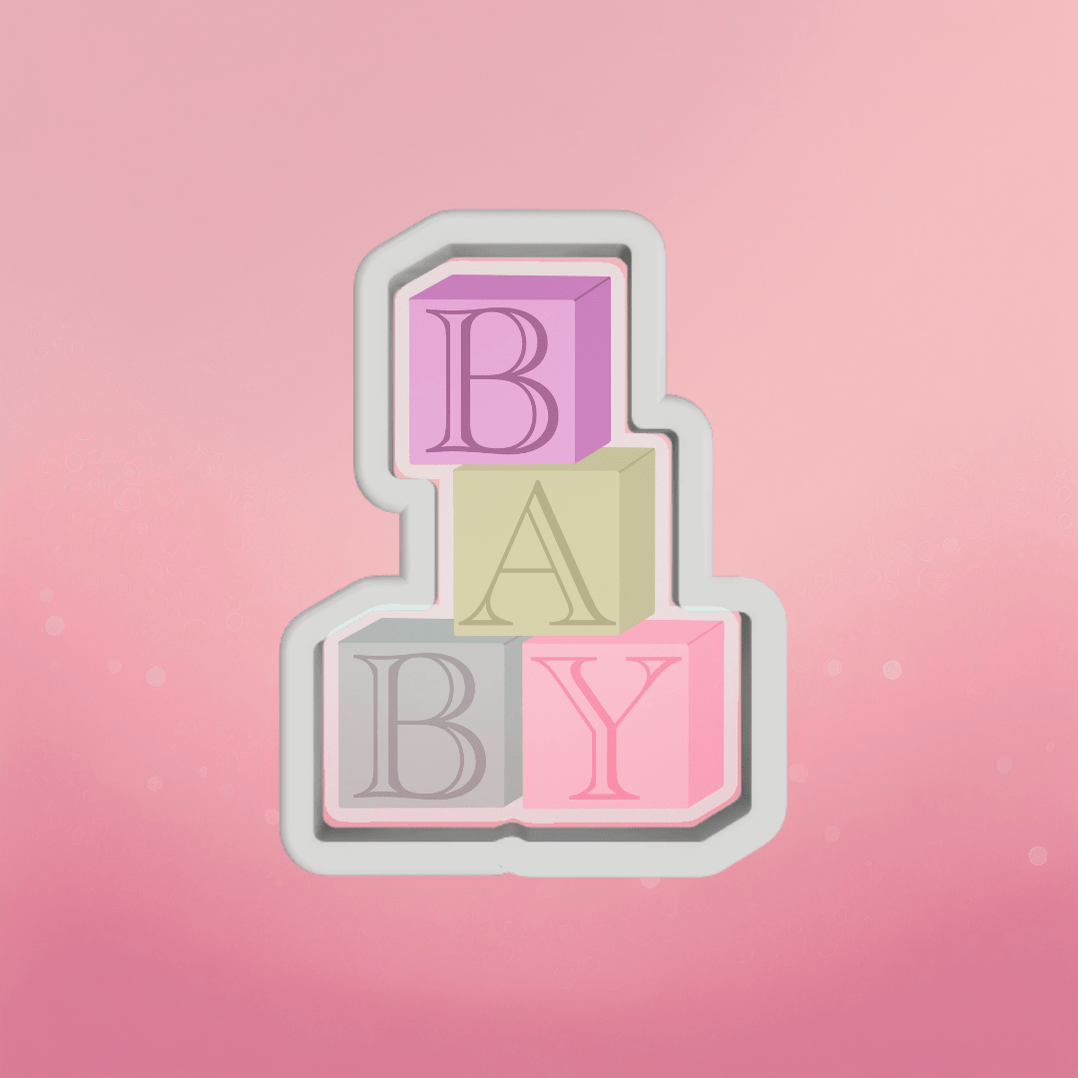 Baby Blocks Cookie Cutter — The Cookie Countess