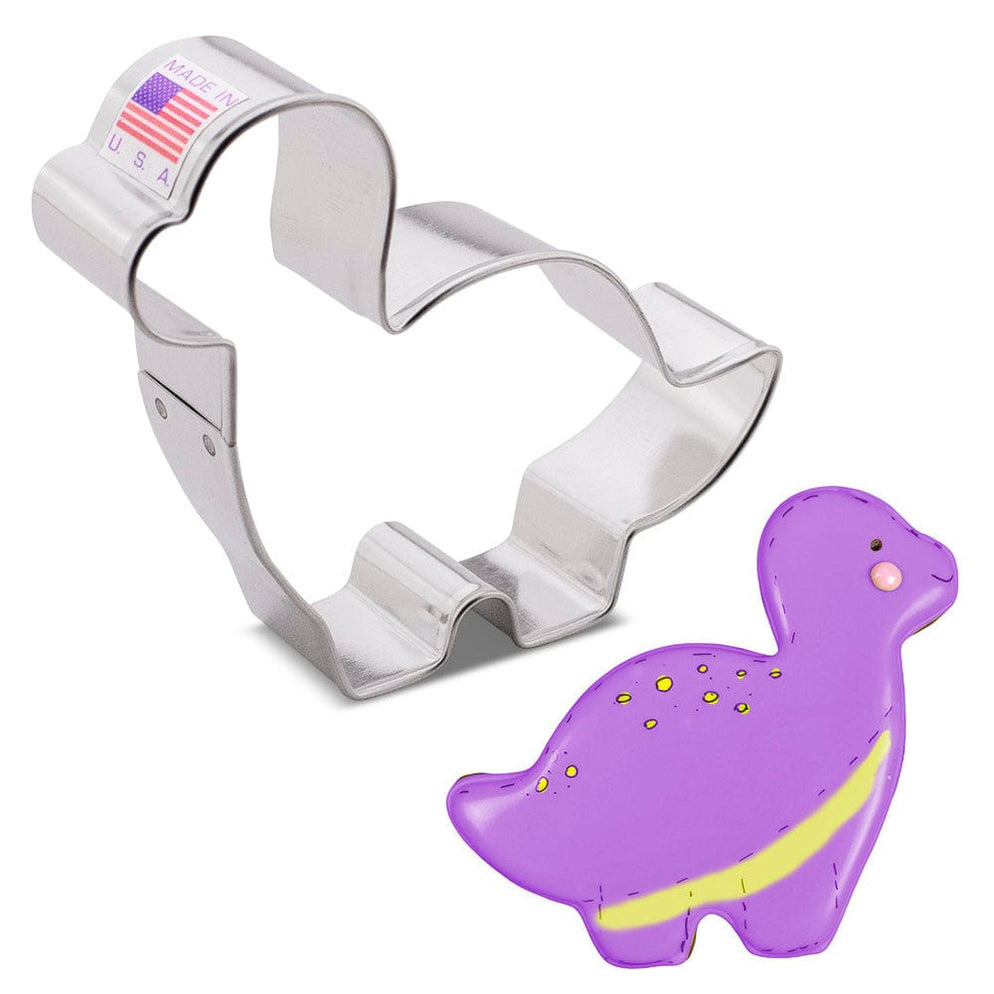 Baby Brontosaurus Cookie Cutter — The Cookie Countess
