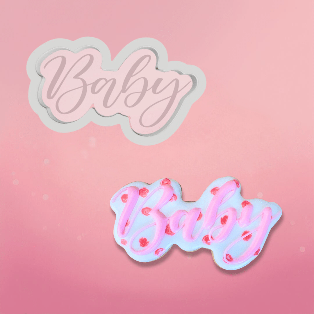 Baby Plaque Cookie Cutter — The Cookie Countess