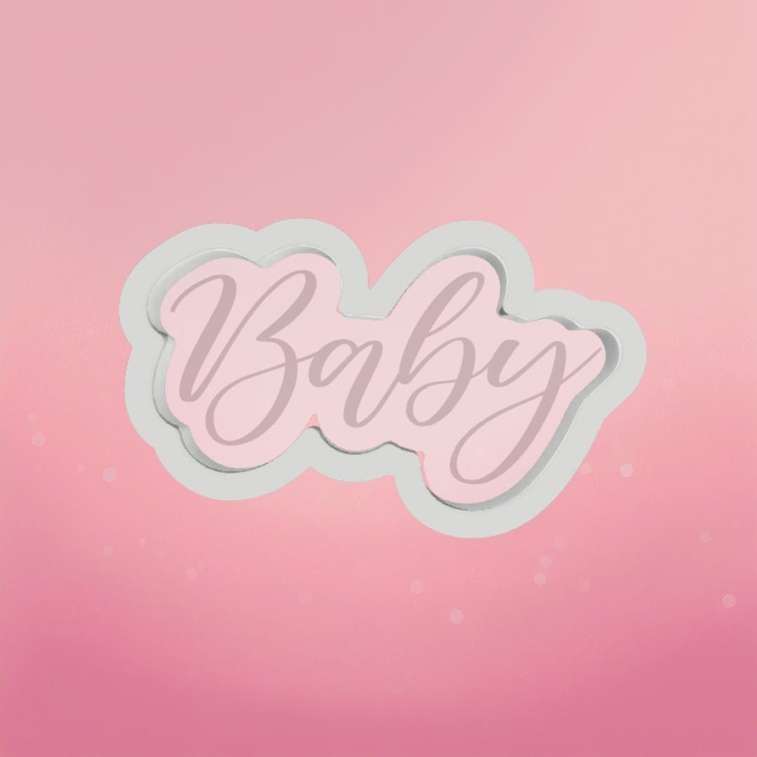 Baby Plaque Cookie Cutter — The Cookie Countess