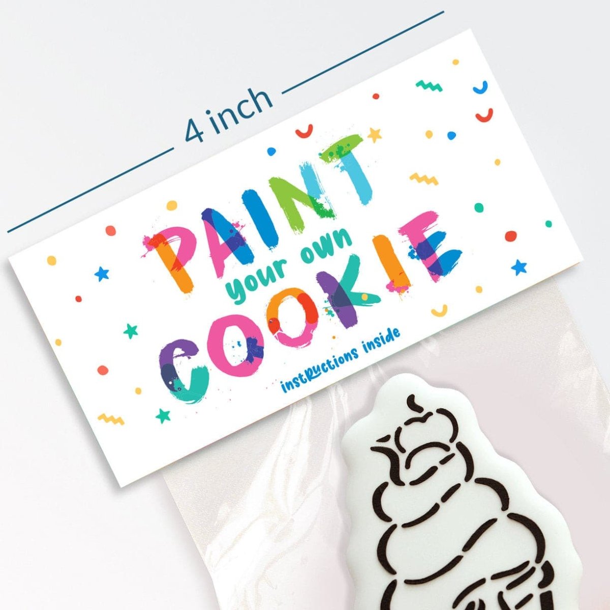 Printed Cookie Bag Toppers with PYO Instructions - Cute and Easy! — The ...