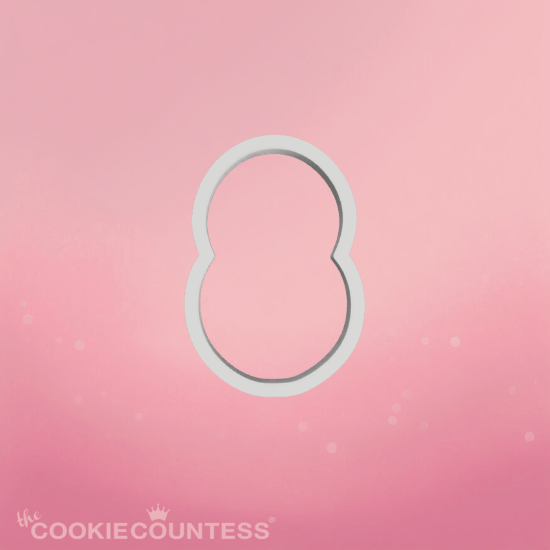 Balloon Number Eight Cookie Cutter STL — The Cookie Countess