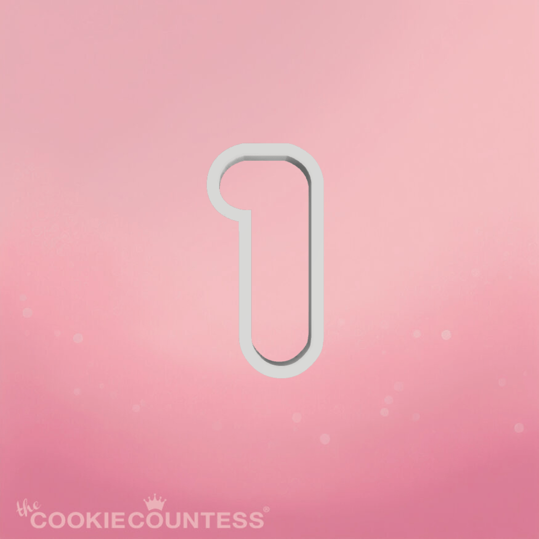 Balloon Number One Cookie Cutter — The Cookie Countess