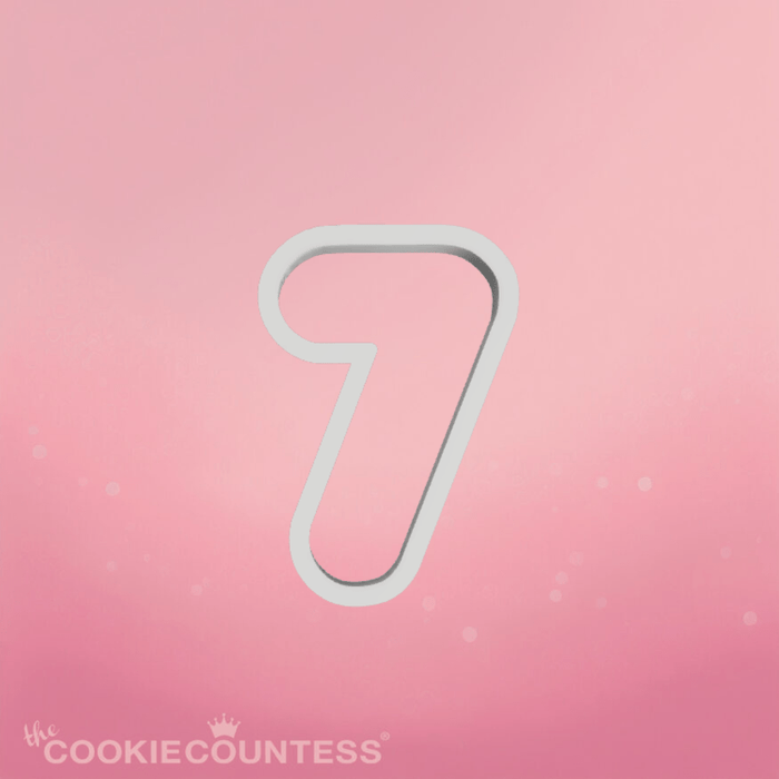Balloon Number Seven Cookie Cutter — The Cookie Countess
