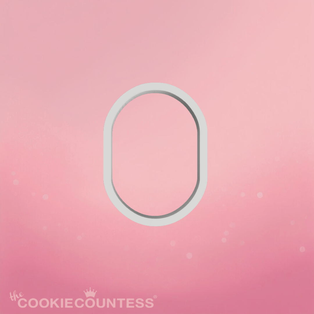 Balloon Number Zero Cookie Cutter — The Cookie Countess