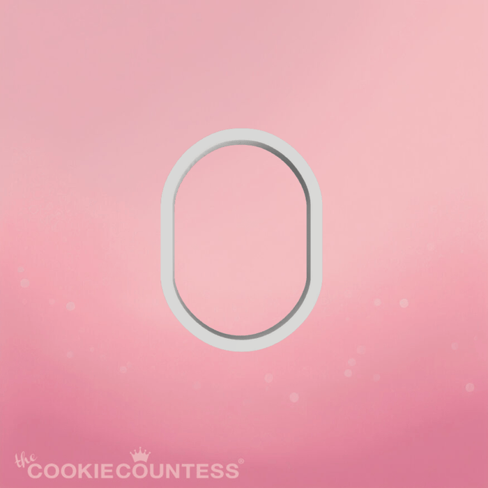 Balloon Number Zero Cookie Cutter — The Cookie Countess