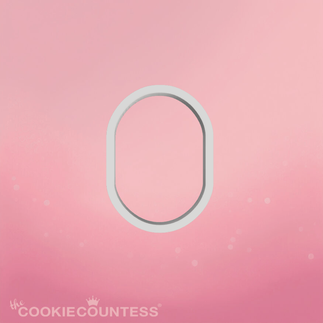 Balloon Number Zero Cookie Cutter STL — The Cookie Countess