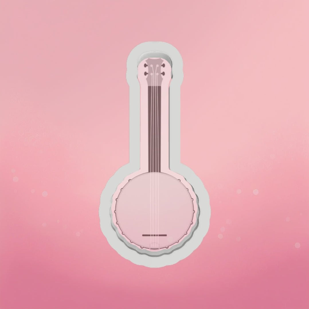 Banjo Cookie Cutter — The Cookie Countess
