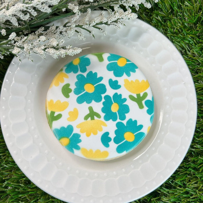 Bold Flower Pattern 3 Piece stencil set — The Cookie Countess
