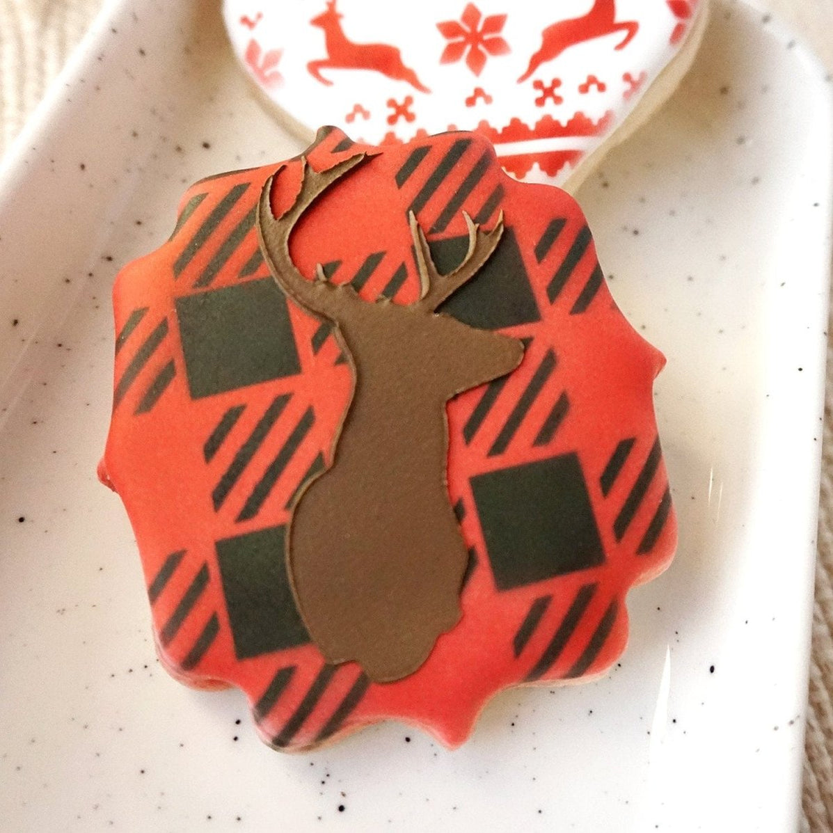 Buffalo Plaid Cookie Stencil - How to Video — The Cookie Countess