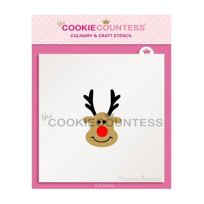 Build a Rudolph Stencil — The Cookie Countess
