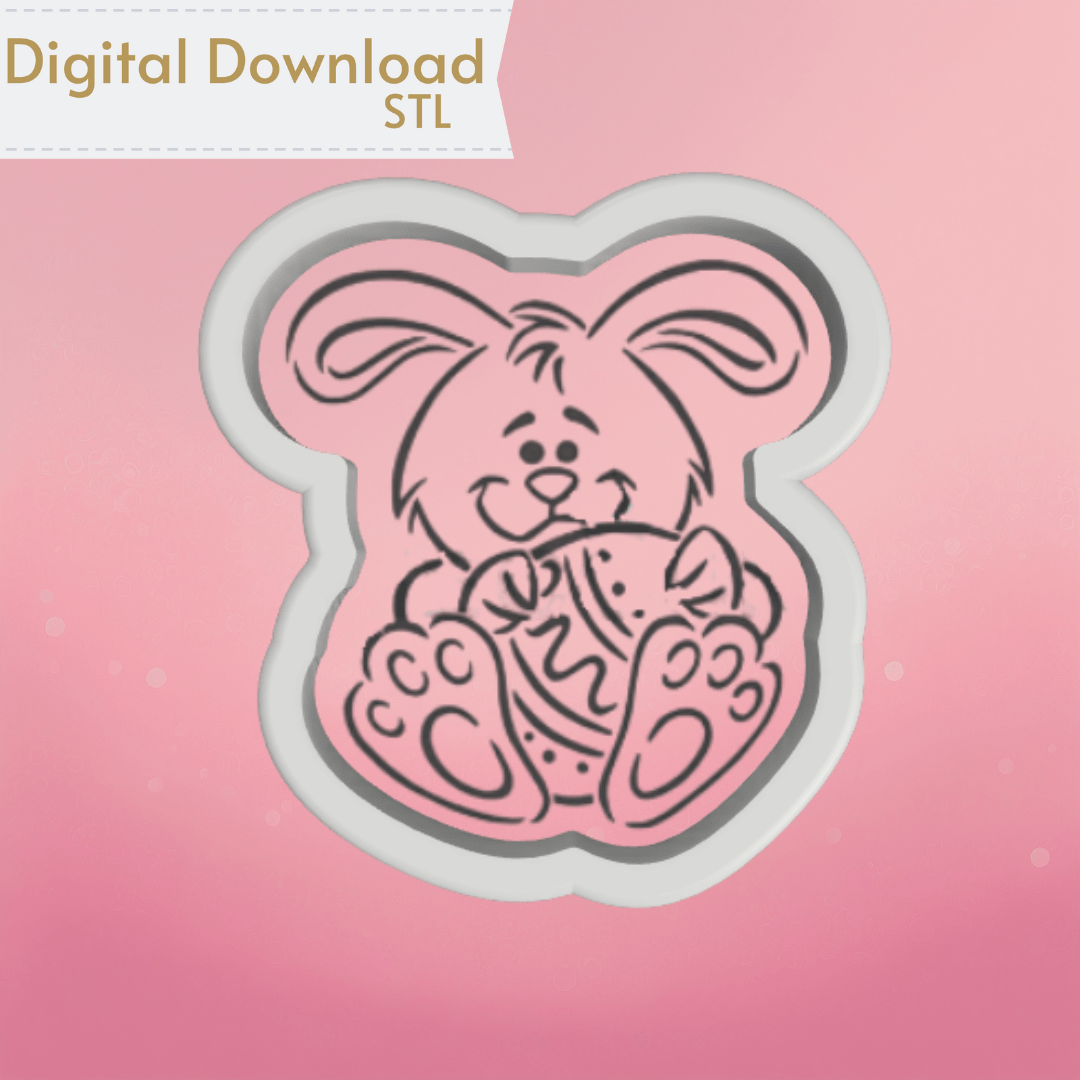 Bunny and Egg-PYO Cookie Cutter STL — The Cookie Countess