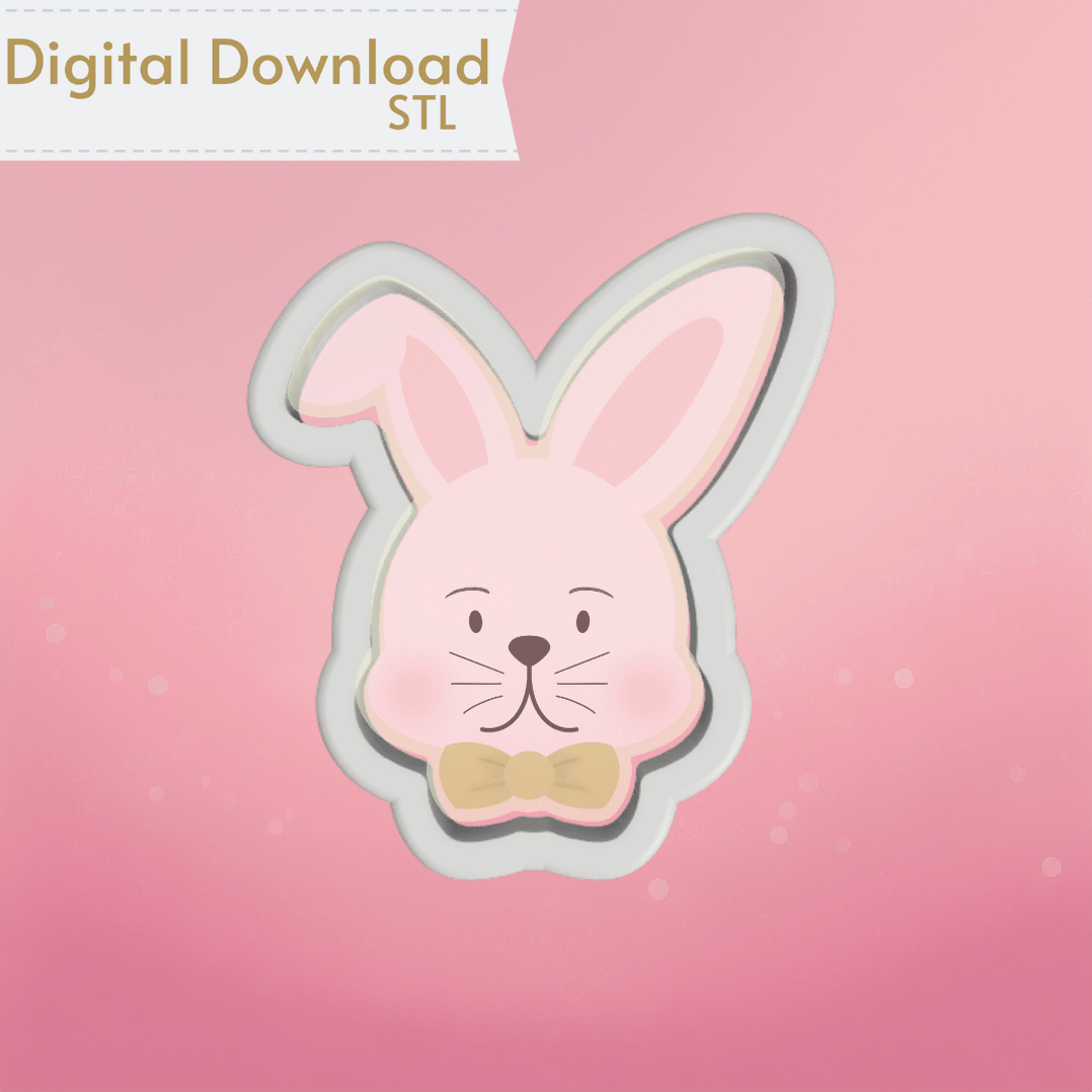 Bunny Rabbit Cookie Cutter STL — The Cookie Countess