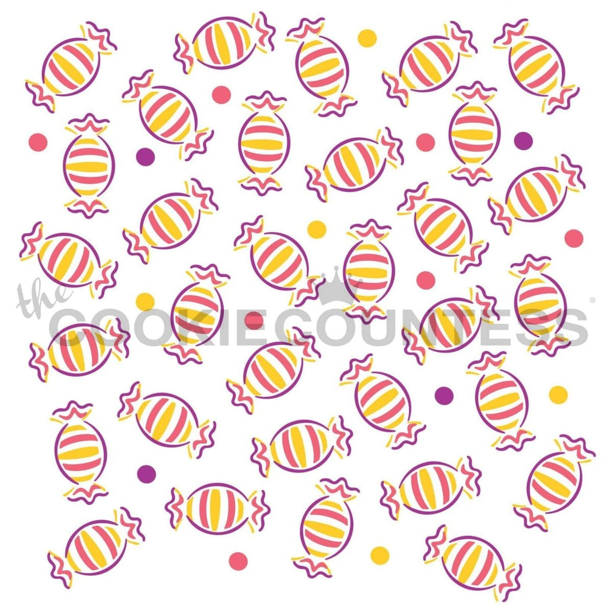 Candy 3 Piece Stencil for Halloween - Made in USA — The Cookie Countess