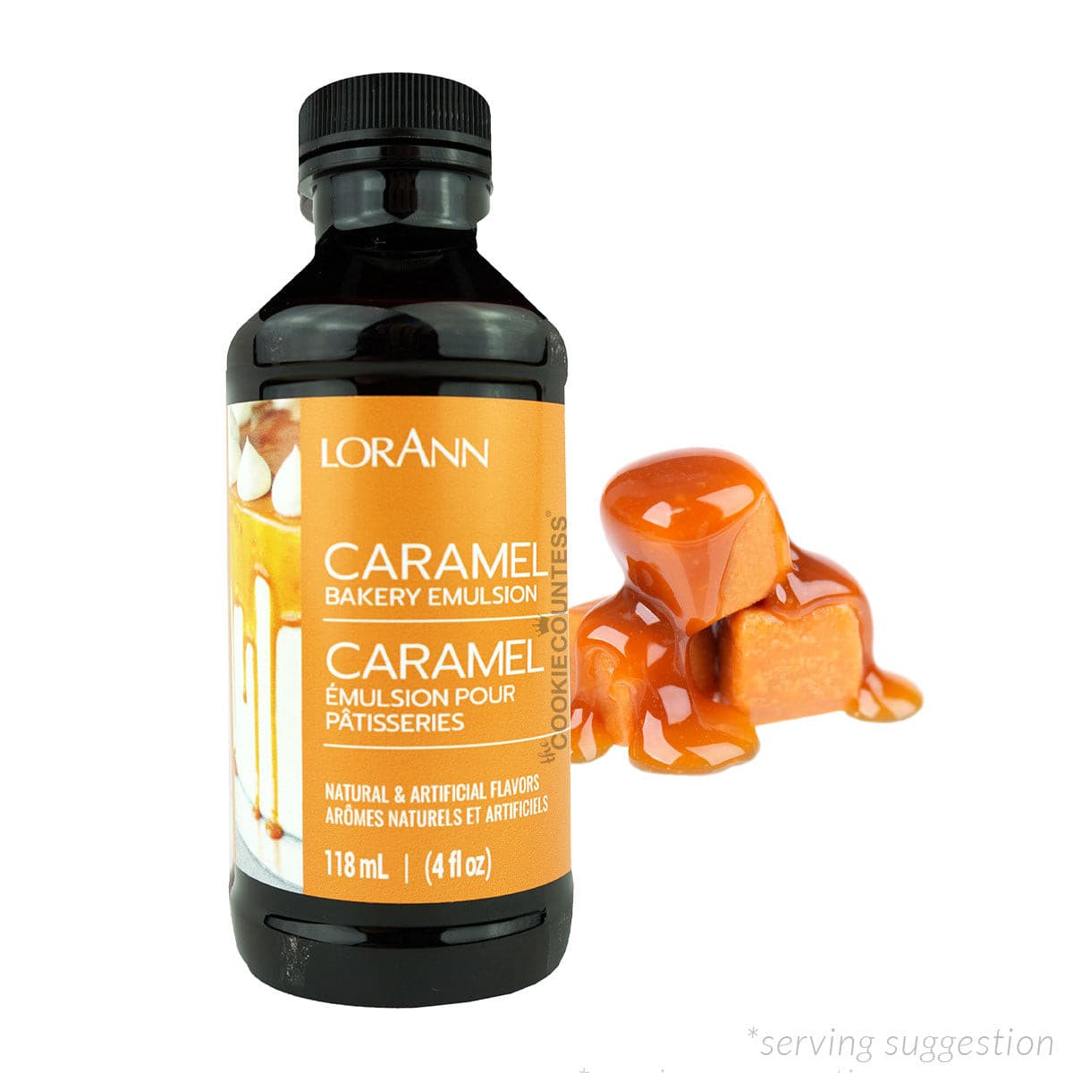 Caramel Cake & Cookie Emulsion Flavoring - Alcohol free Made in USA ...