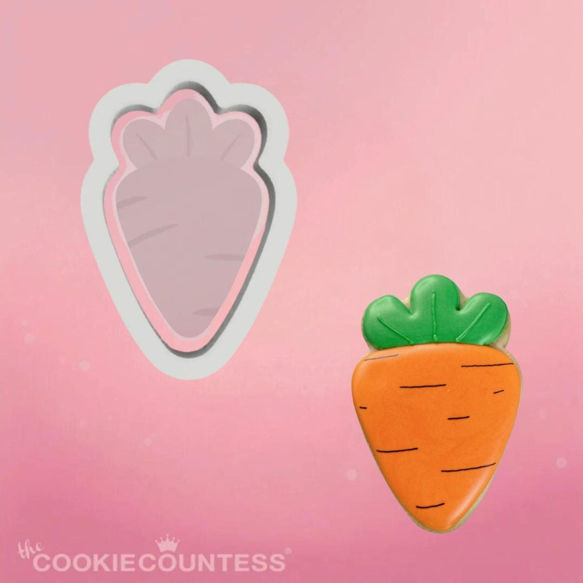 Carrot Cookie Cutter — The Cookie Countess