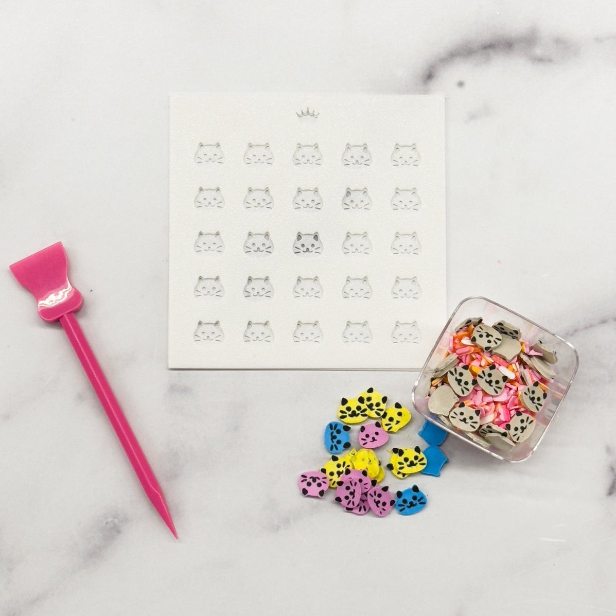 Cat Face 2pc Sprinkle Stencil — The Cookie Countess