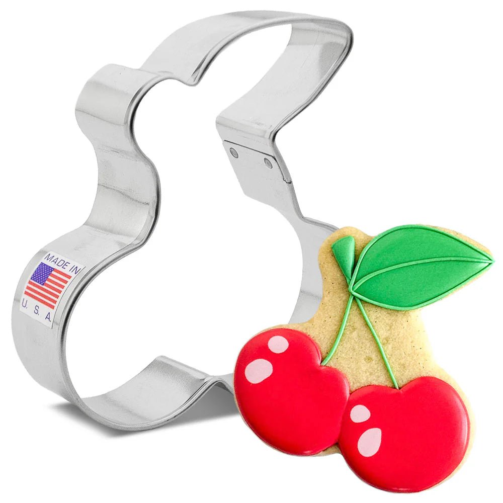 Cherries Cookie Cutter — The Cookie Countess