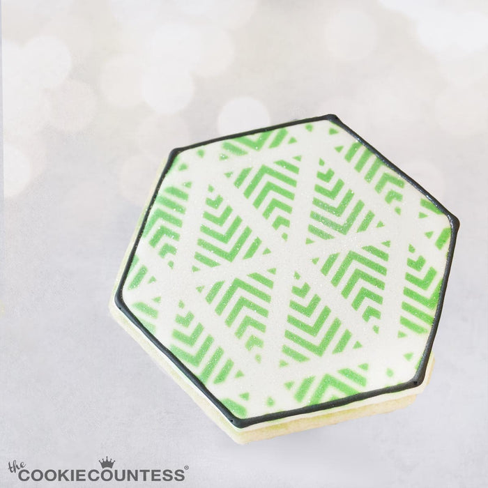 Chevron Trees Pattern Stencil - Cookies, Crafts, Cakes — The Cookie ...