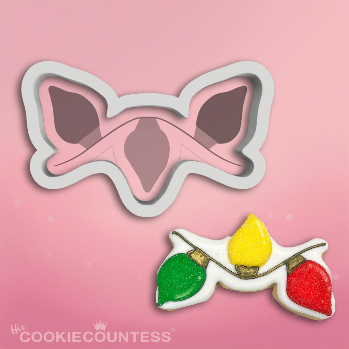 Christmas Lights Cookie Cutter — The Cookie Countess