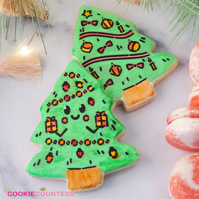 Christmas Tree PYO Stencil Set — The Cookie Countess
