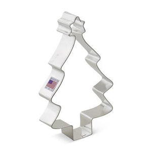 Christmas Tree with Star Cookie Cutter 4 1/2" — The Cookie Countess