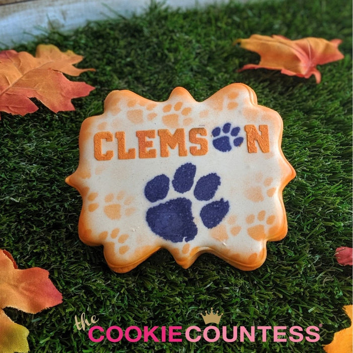 College Football Stencil - Officially Licensed, For Cookies, Cakes ...