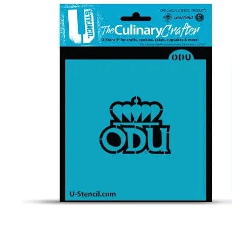 College Stencil - Old Dominion ODU Crown — The Cookie Countess