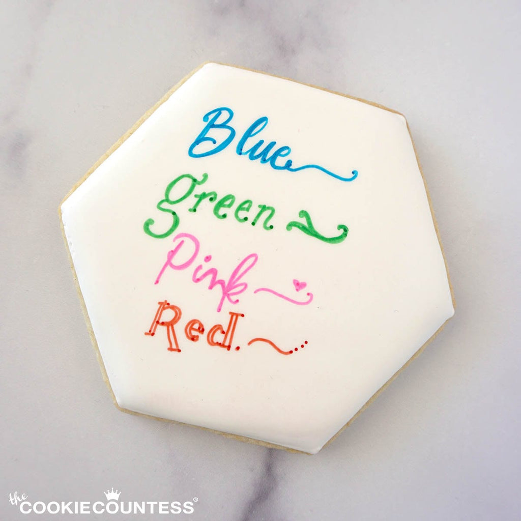 How to easily write on cakes, cookies - Edible Pens & Markers — The ...