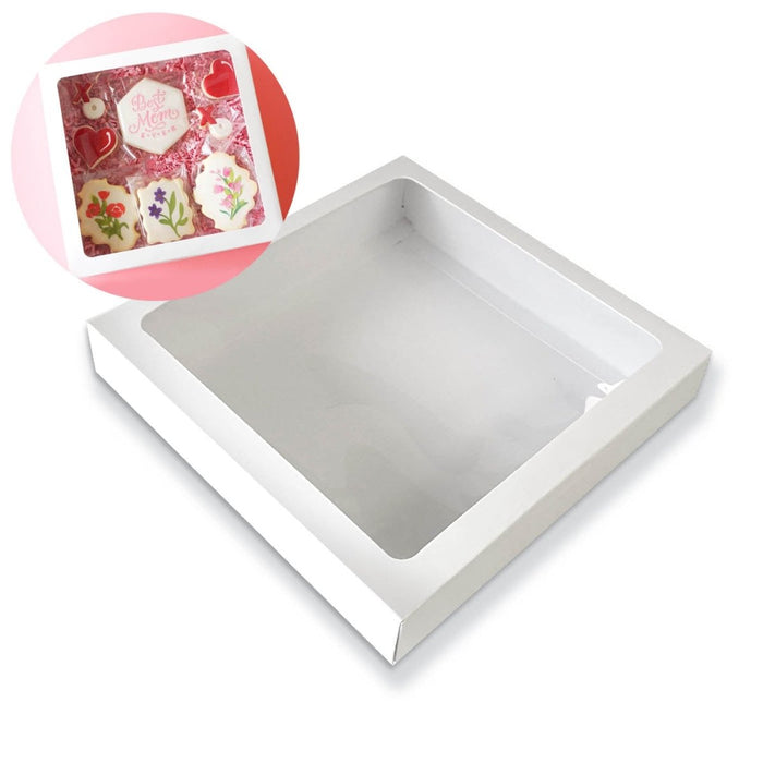 Cookie Box 10 x 10 x 2 'Hip to be Square' — The Cookie Countess