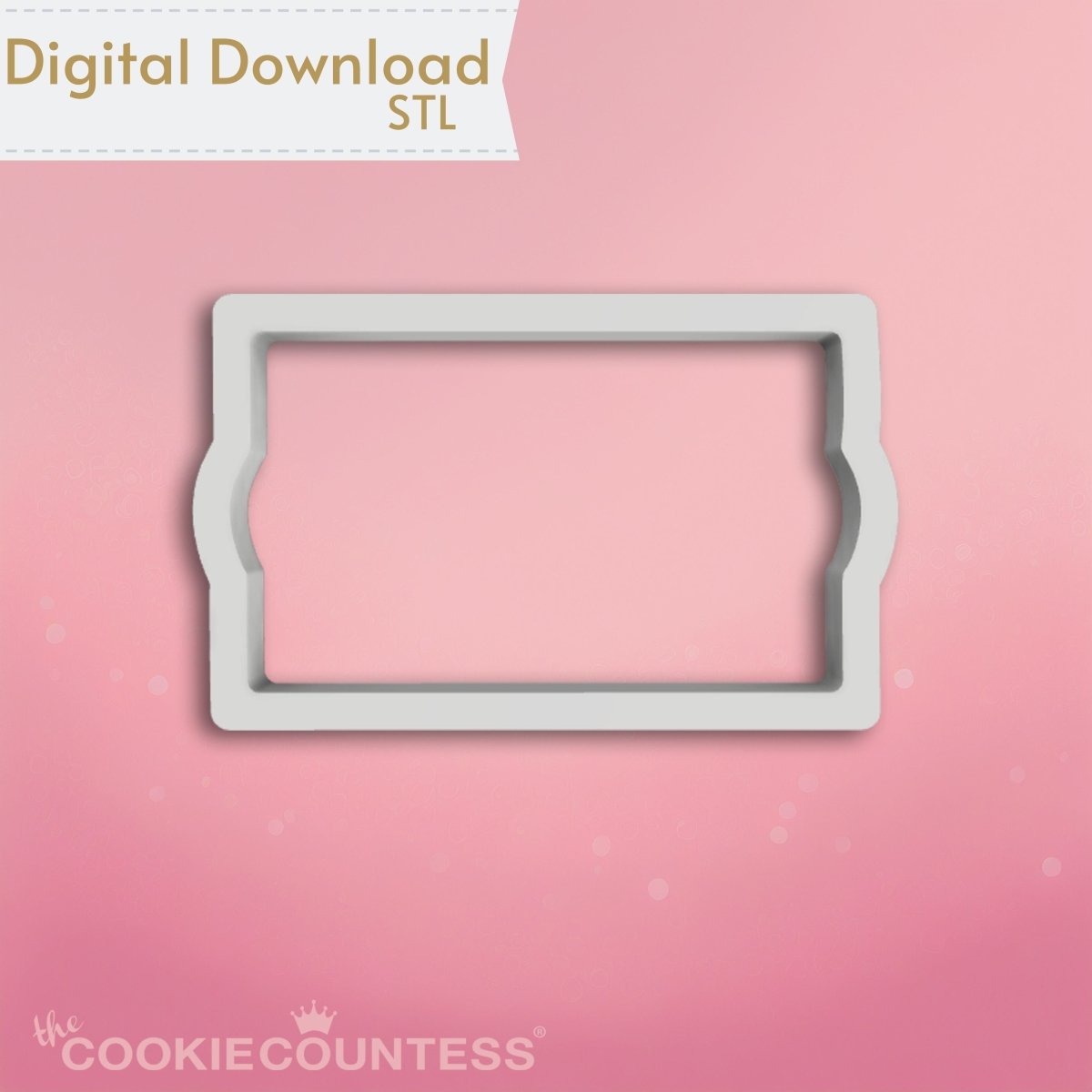 Cookies Tray Cookie Cutter STL — The Cookie Countess