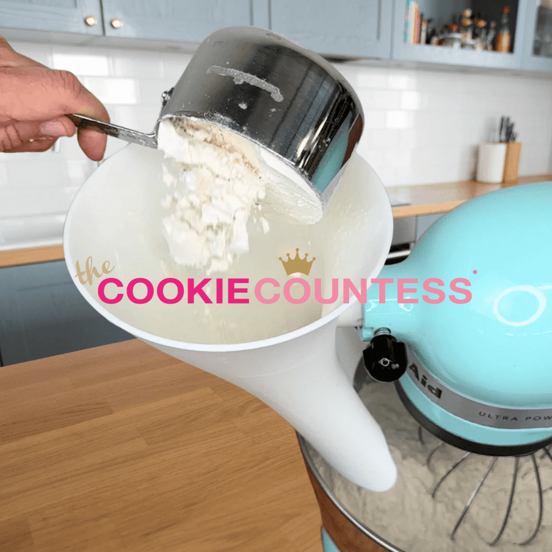 Countess Flour Funnel™ - Stand Mixer Attachment — The Cookie Countess