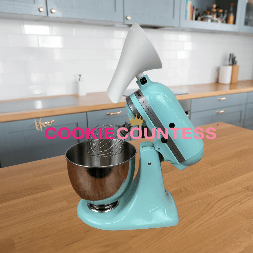 Countess Flour Funnel™ - Stand Mixer Attachment — The Cookie Countess