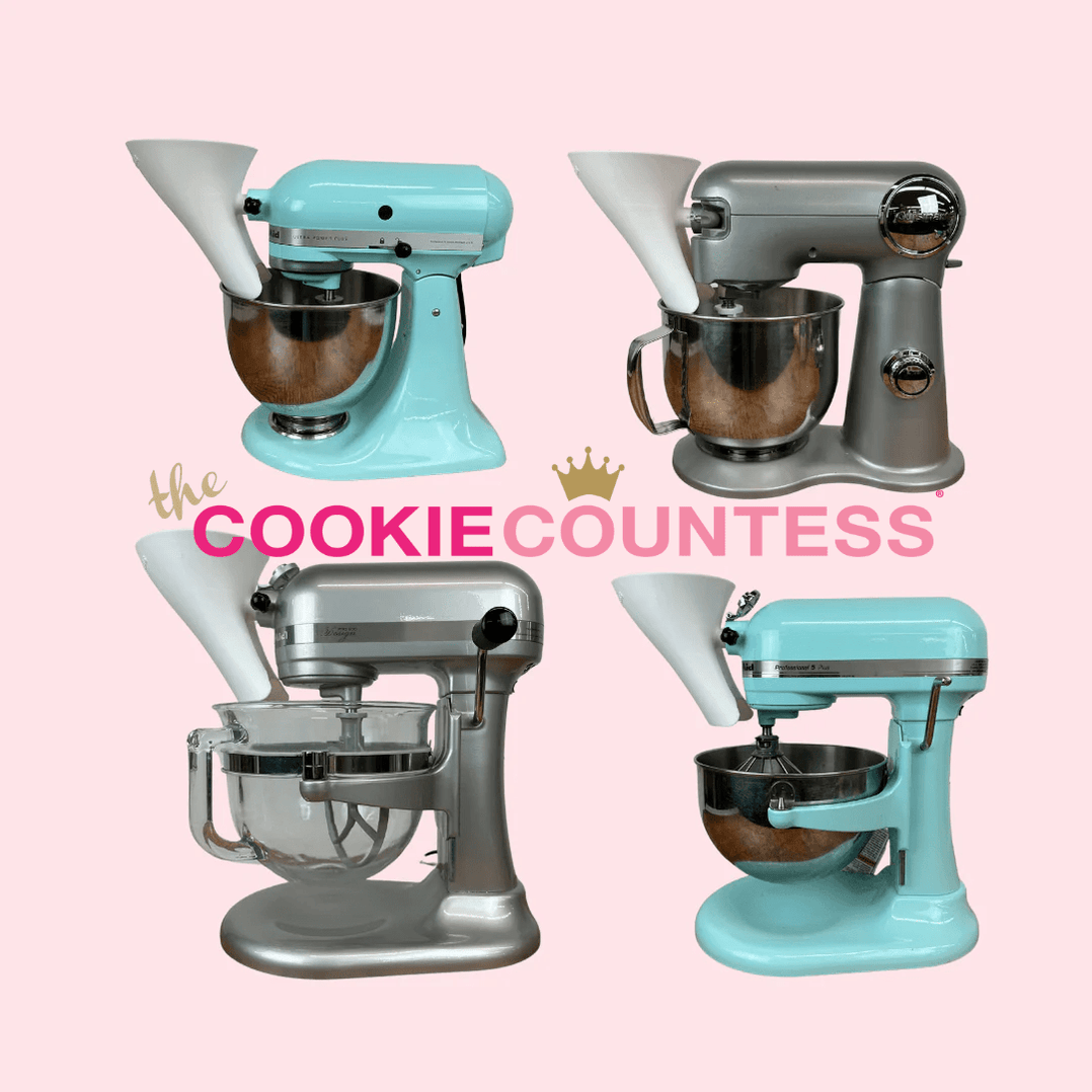Countess Flour Funnel™ - Stand Mixer Attachment — The Cookie Countess