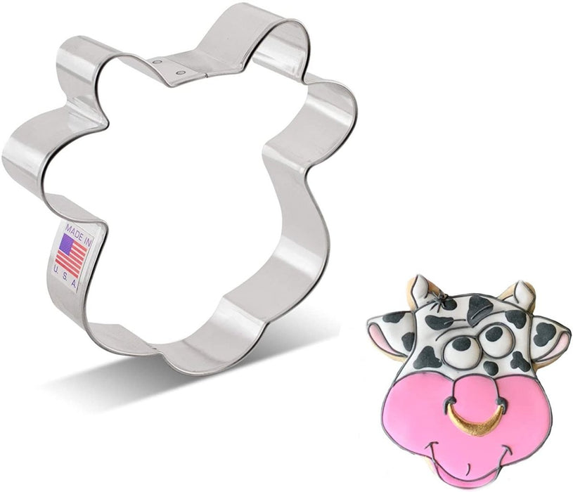 Cow Face Cookie Cutter — The Cookie Countess