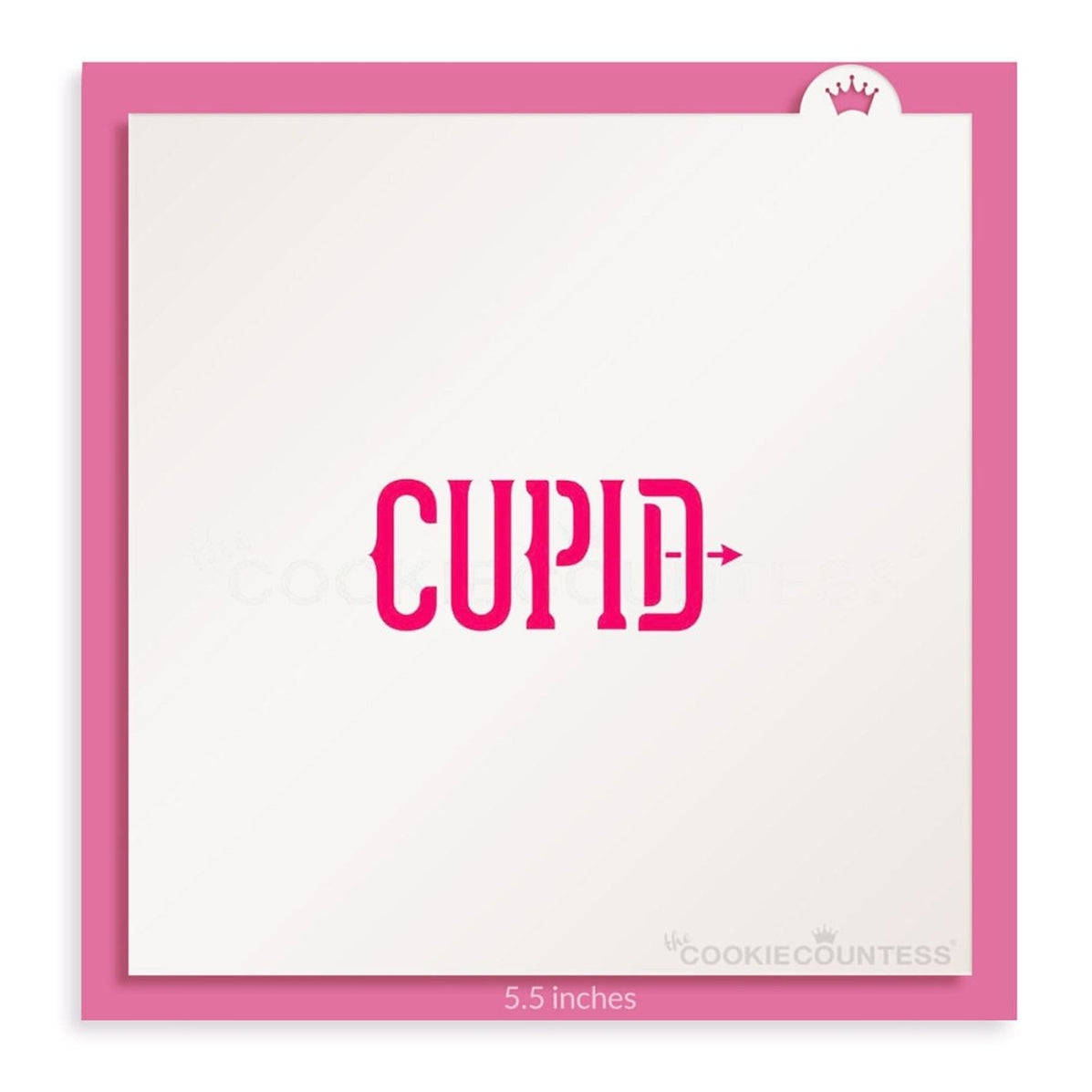 Cupid Lettering Stencil — The Cookie Countess