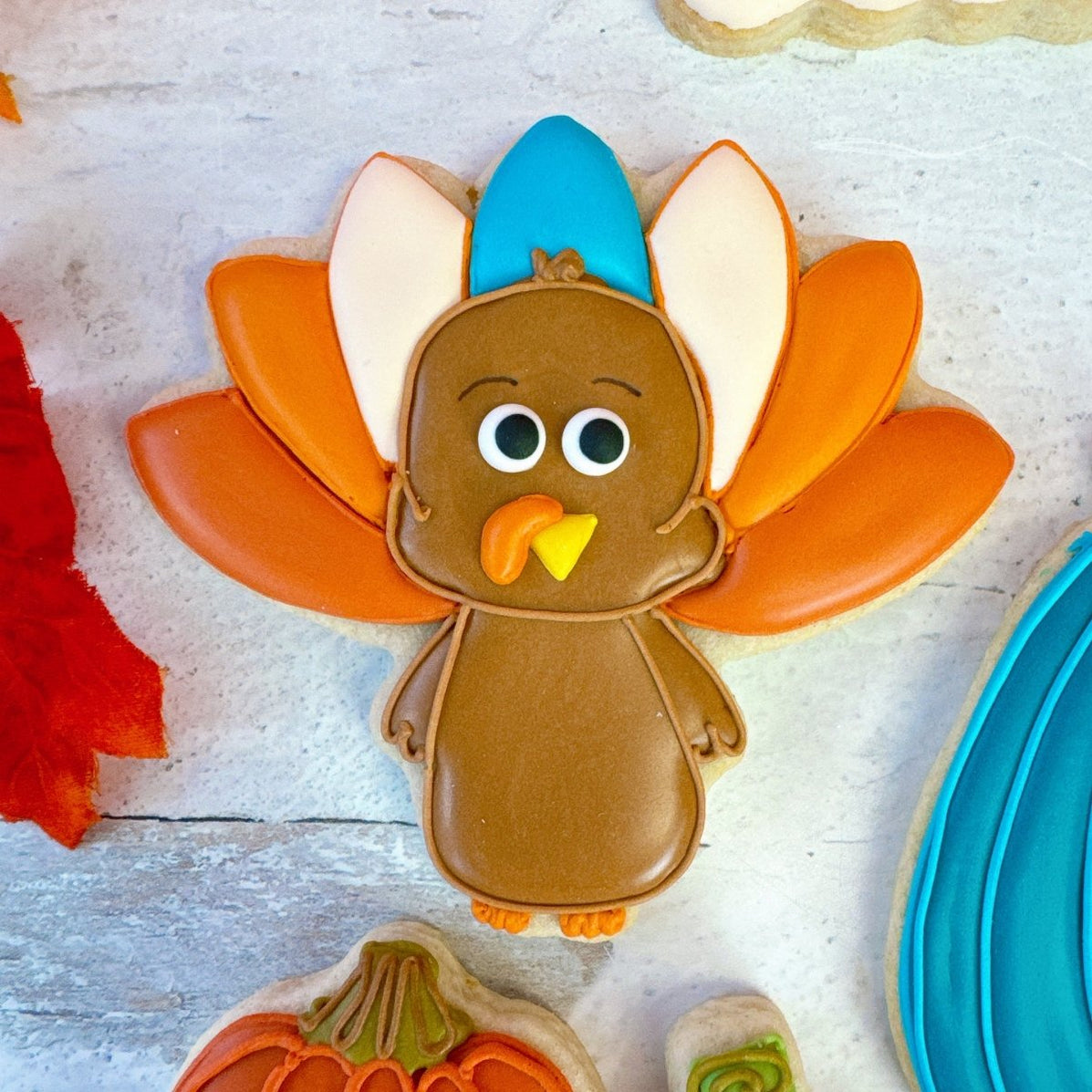 Cute Turkey Cookie Cutter — The Cookie Countess