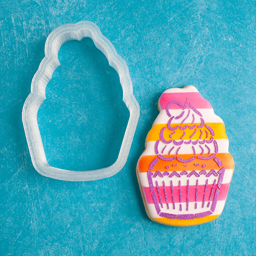 Cutie Cupcake Cookie Cutter — The Cookie Countess