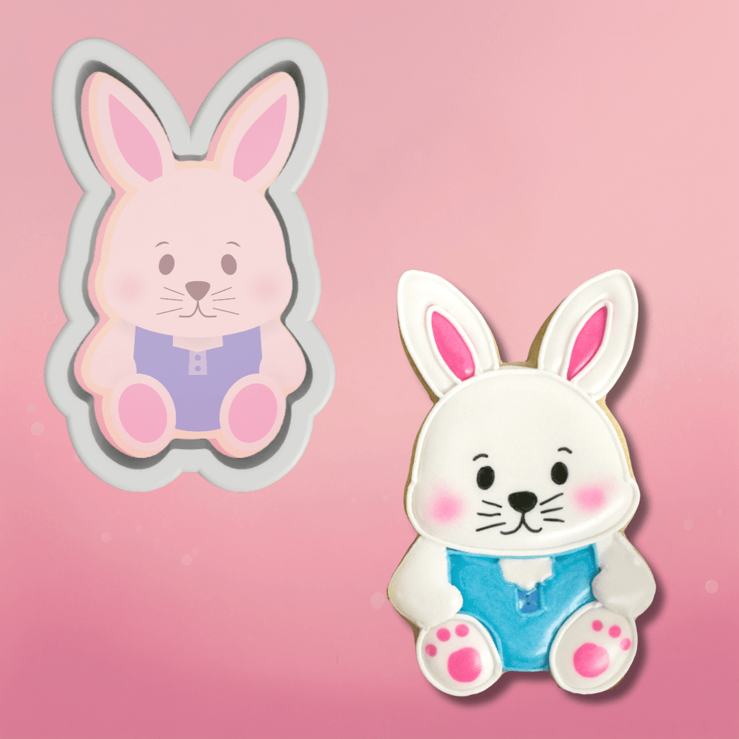 Dapper Bunny Cookie Cutter — The Cookie Countess