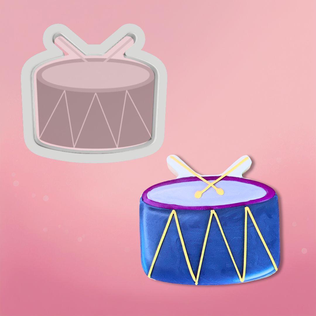 Drum Cookie Cutter — The Cookie Countess