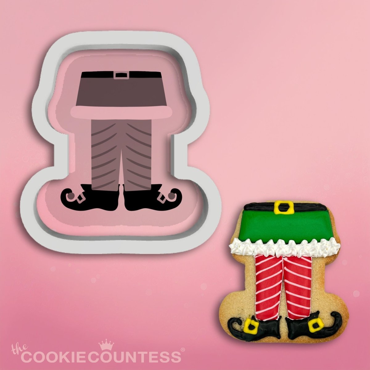 Elf Legs Cookie Cutter — The Cookie Countess