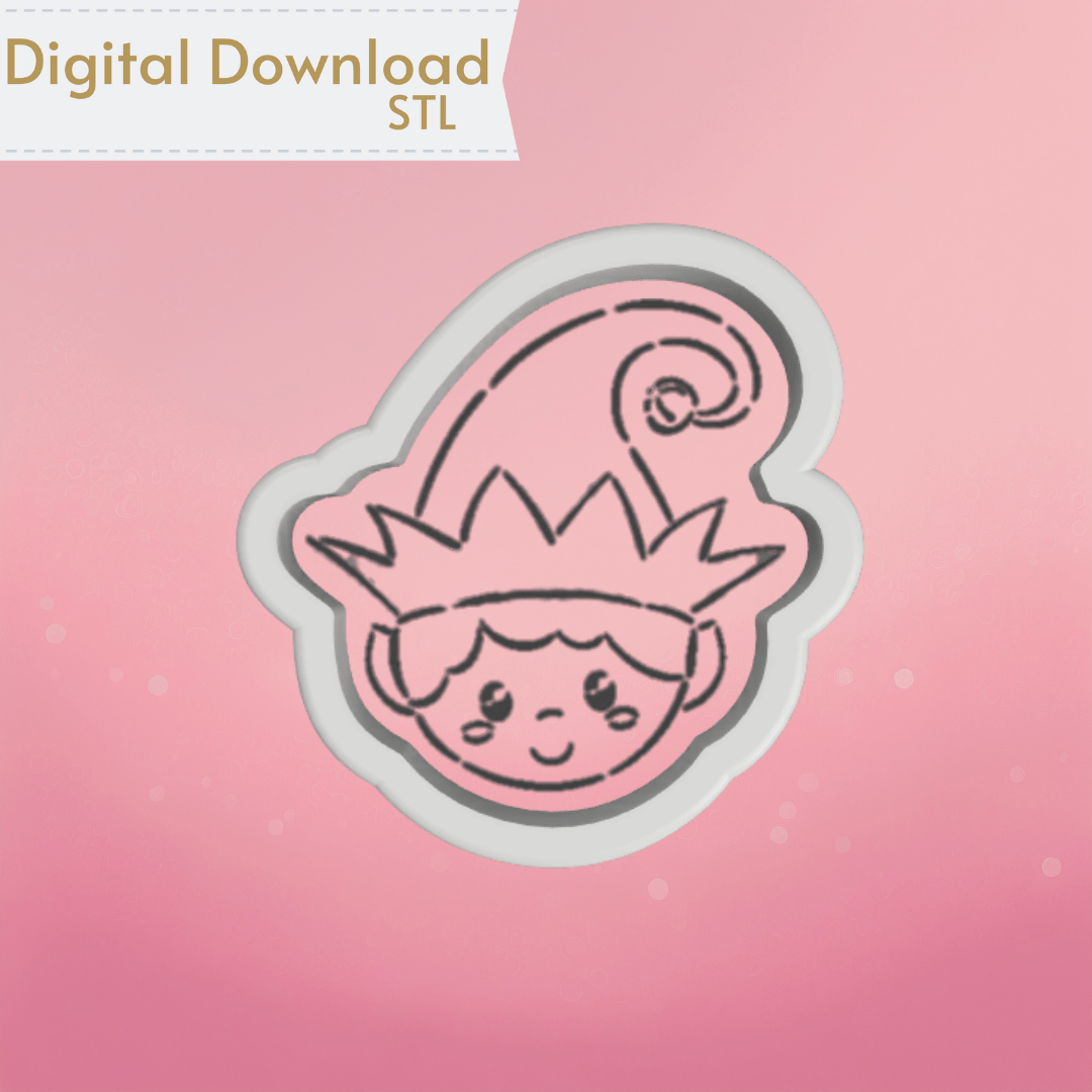 Elf-PYO Cookie Cutter STL — The Cookie Countess
