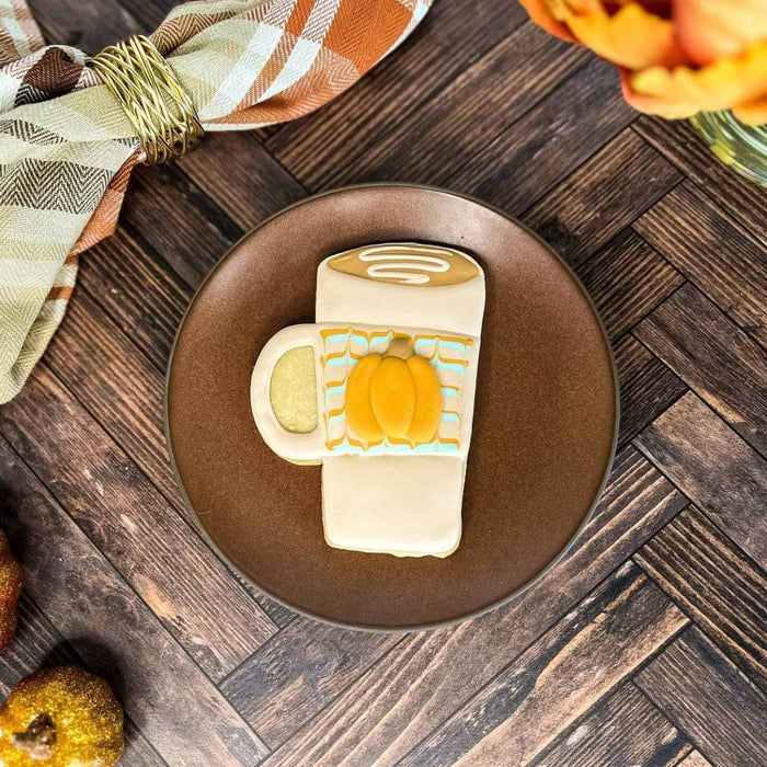 Fall Cup Cookie Cutter — The Cookie Countess