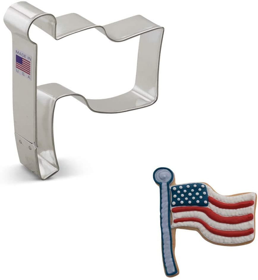 Flag Cookie Cutter 4" — The Cookie Countess