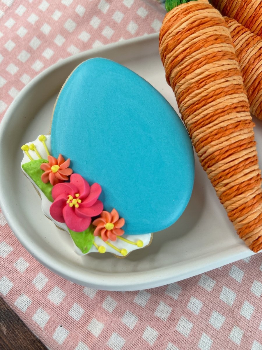 Flowers Egg Cookie Cutter — The Cookie Countess