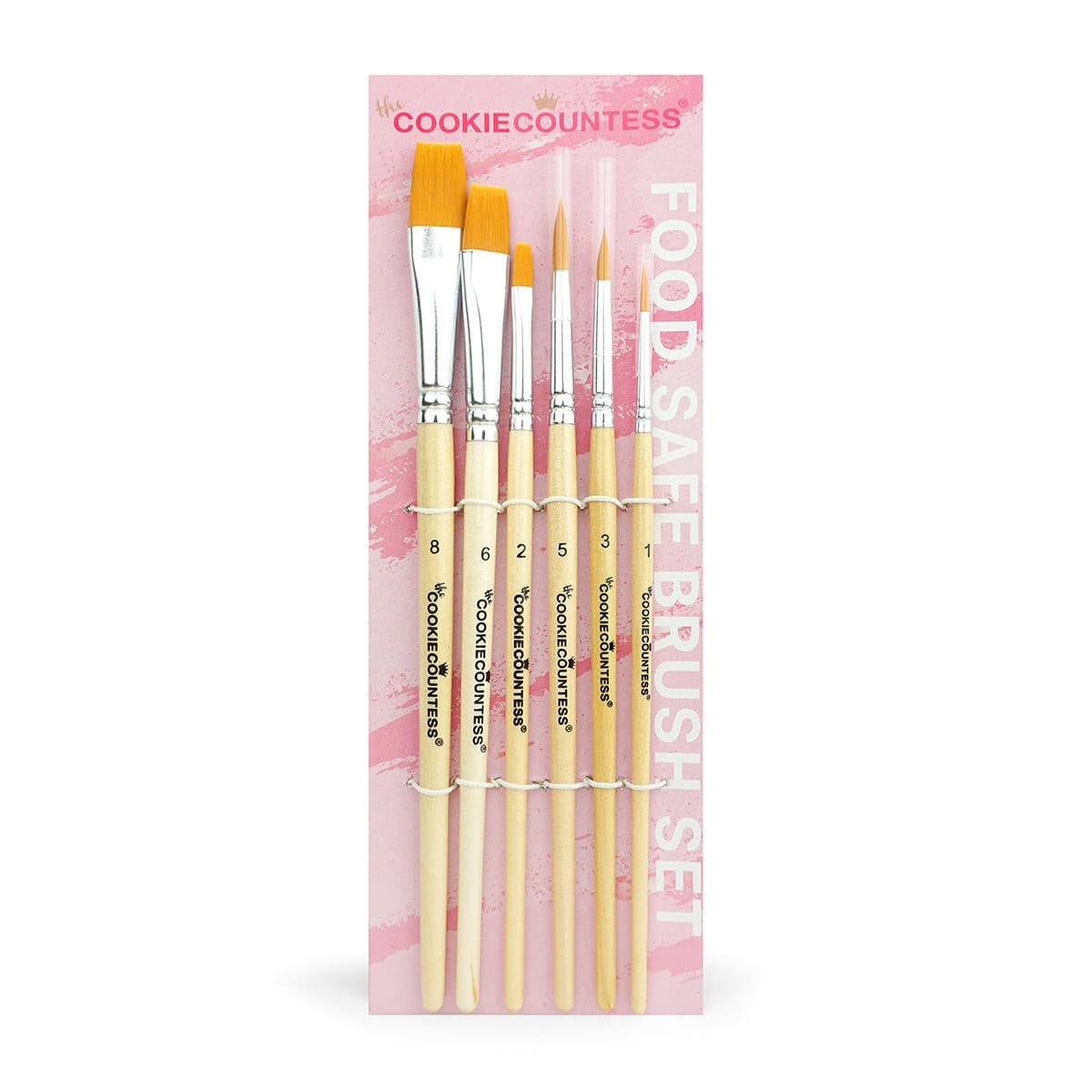 Food Safe Brushes Set of 6 — The Cookie Countess